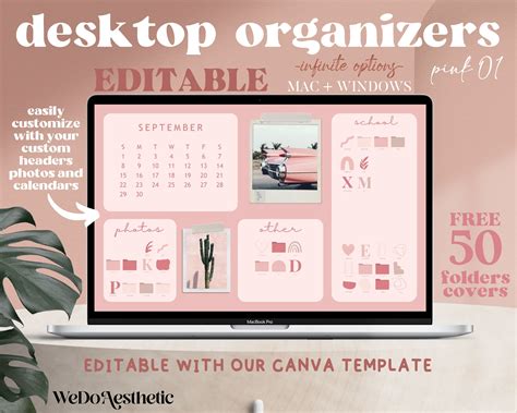 School Desktop Organizer Wallpaper