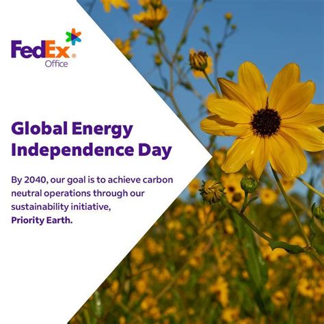 Fedex Office Energy Independence Cant Be Achieved In A Day So We