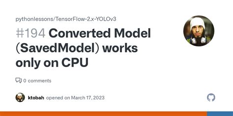 Converted Model Savedmodel Works Only On Cpu · Issue 194