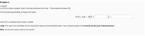 Solved Problem 2 4 Points Let X Be A Random Variable