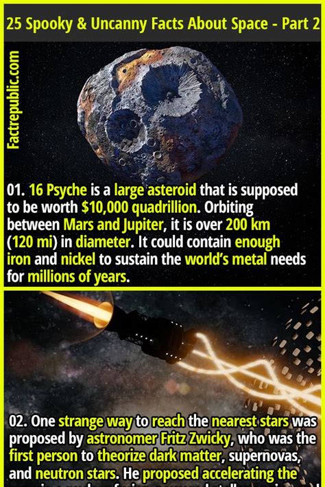 Cosmic Chills 25 Spooky And Uncanny Facts About Space Part 2 Fact