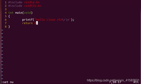 linux vim 编译器三种模式 linux系统vim编辑器的三种模式 csdn博客