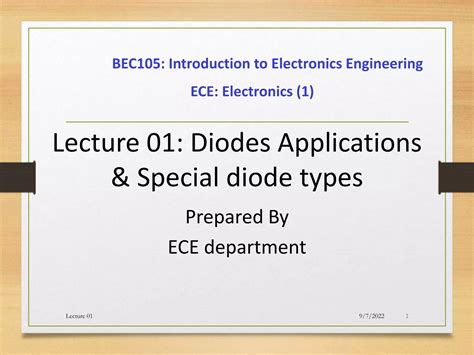 Lect 05 Diodes And Applications Part2 Pptx