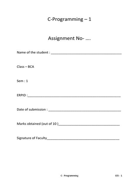 C Programming Assignment Solutions Pdf Computer Programming Teaching Mathematics