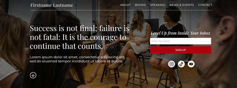 What To Put In Your Author Website Header