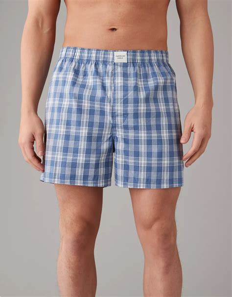 Aeo Plaid Stretch Boxer Short