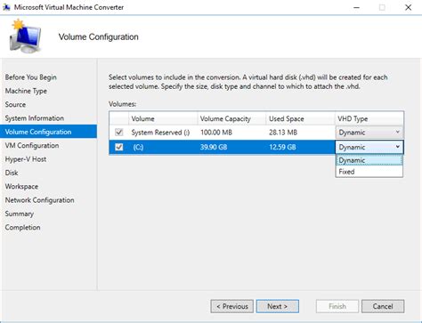 Conversion Of A Physical Machine To A Hyper V Vm