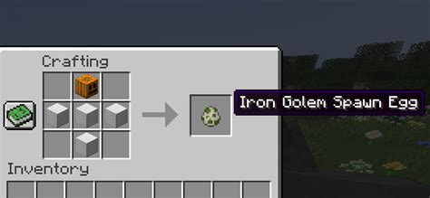 golem recipes minecraft data pack