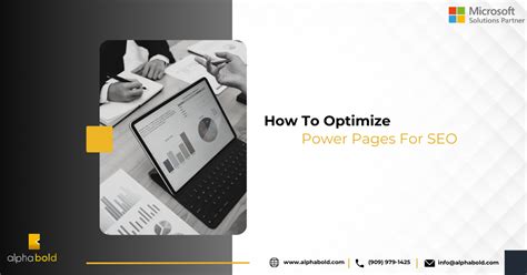 how to optimize microsoft power pages for seo