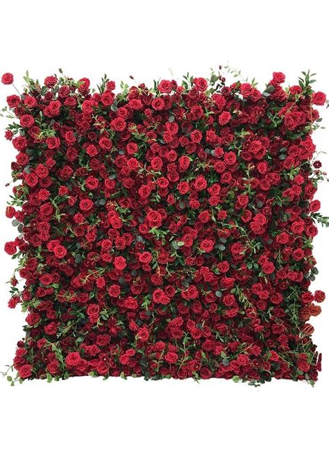 Pin By Patricia Moreno On Rosas Rojas Wall Of Roses Red Rose Wedding Red Rose Flower