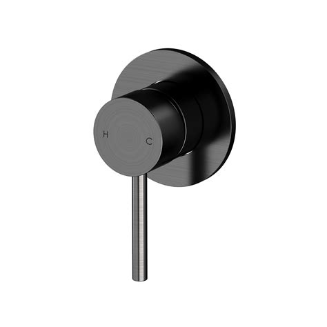 Axus Pin Lever Shower Or Bath Mixer Brushed Iron