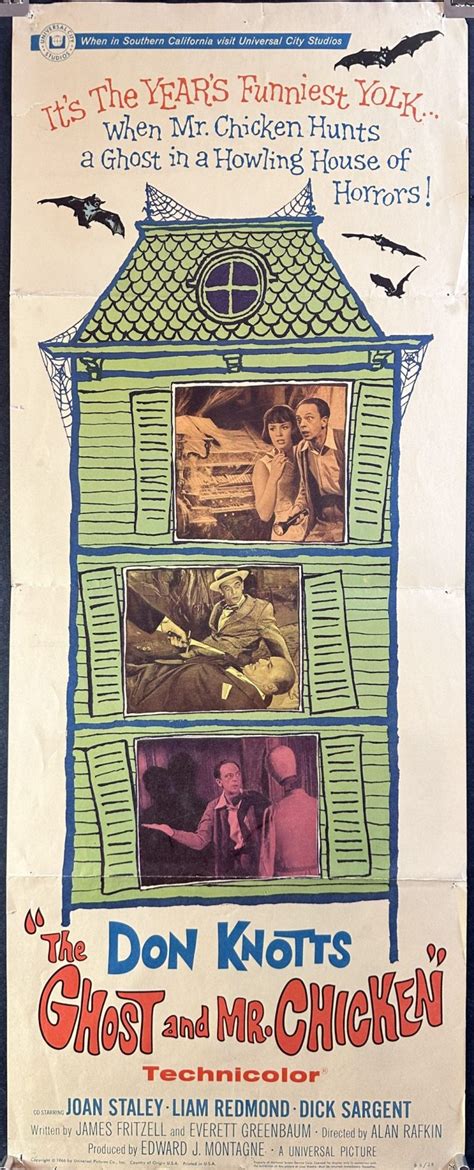 The Ghost And Mr Chicken Original Vintage Movie Poster Starring Don