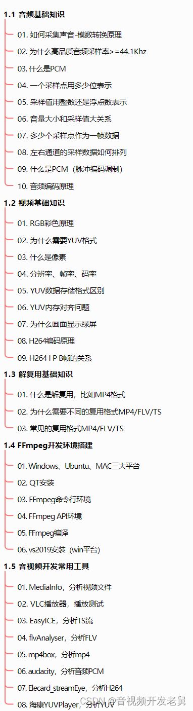 转行音视频开发，怎么做？需要学哪些技术 学习音视频开发的话 需要软件开发或者嵌入式开发的基础吗 csdn博客