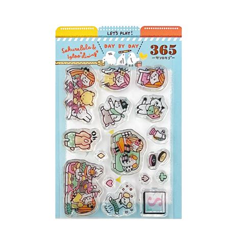 Sakuralala X Igloodining 365™ Clear Stamps Lets Play Shokakko