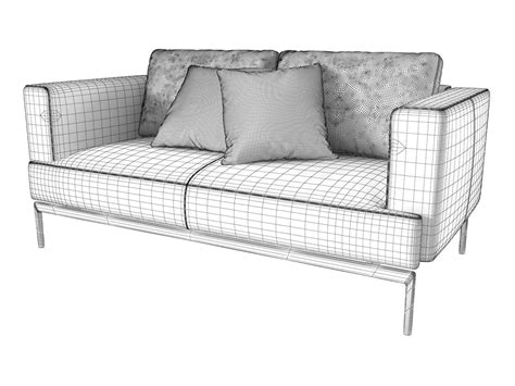 Easy 2 Seater Sofa 3d Model Cgtrader
