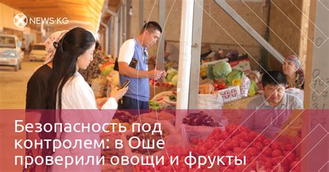 Безопасность под контролем в Оше проверили овощи и фрукты • News·kg
