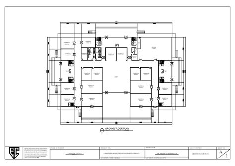 Ground Floor Plan Cadd Pdf Design