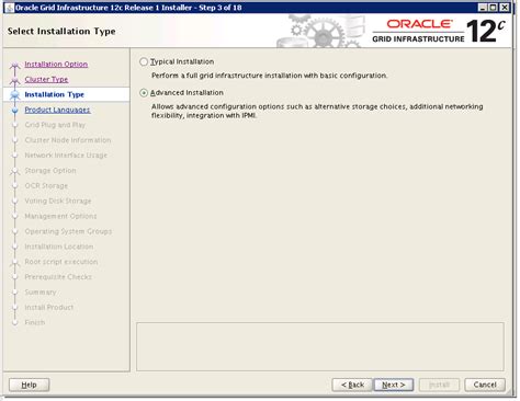 oracle 12c rac installation database analyser