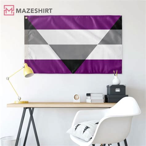 Aegosexual Pride Month Lgbtq Wall Flag Mazeshirt