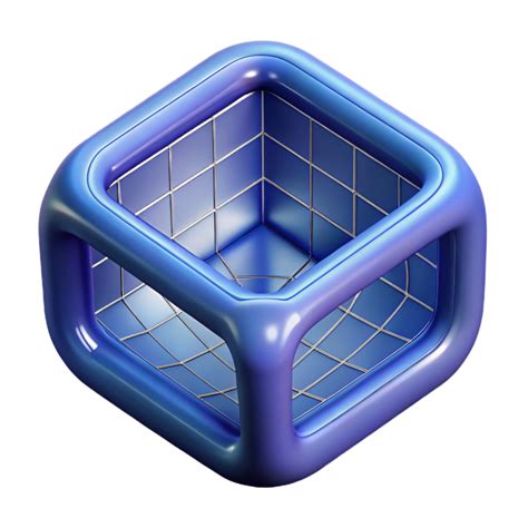 Serene Rare Concept Art Style Professional Render Of A Single Isolated Rotating Tesseract