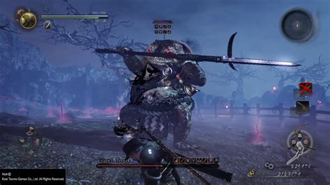 Nioh Level 1 Way Of The Nioh Giant Toad Boss Fight Youtube