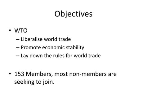 PPT WTO PowerPoint Presentation Free Download ID