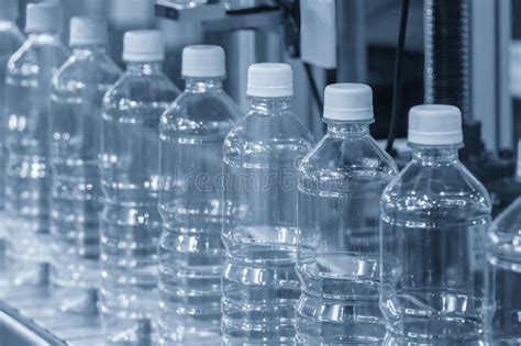 The Hi Technology Of Drinking Water Manufacturing Process Stock Image