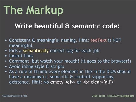 Css Best Practices Ppt