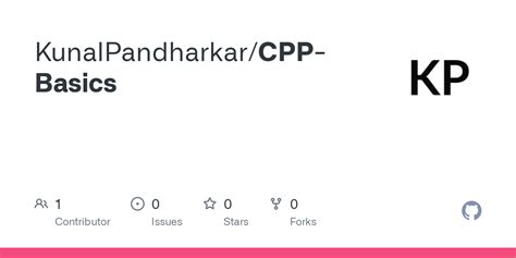 Github Kunalpandharkarcpp Basics