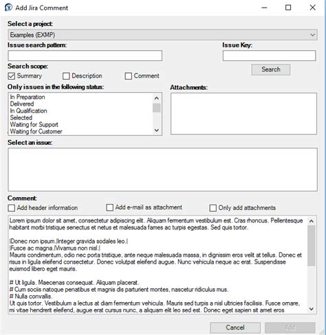 add email as jira comment teamworkx outlook integration for jira