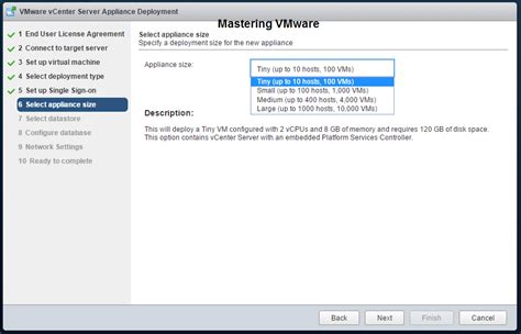 install and configure vcsa mastering vmware