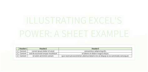 Demonstrating The Power Of Excel A Practical Sheet Example Excel Template Free Download Pikbest