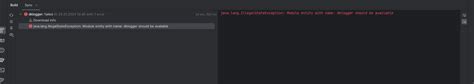 Android What To Do When The Java Lang IllegalSateException Module Entity With Name