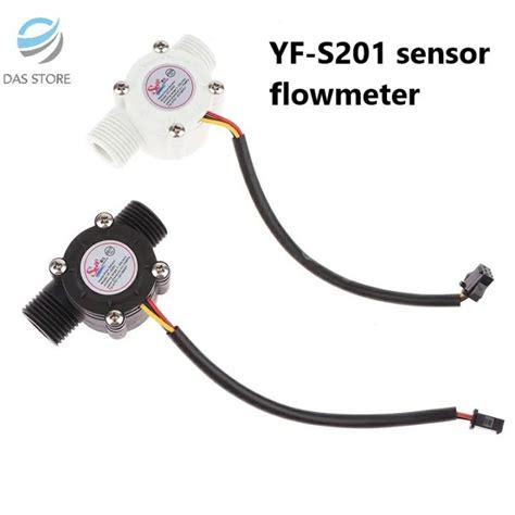 Flow Meter 1 2 Sensor Aliran Yf S201 Water Flowmeter 0 5 Inch Yf S201 Sensor Debit Air Lazada