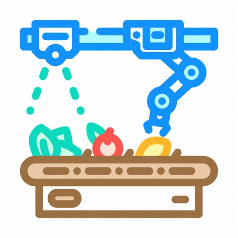 Robotic Sorting System Robot Harvests Automation Icon Download On Iconfinder