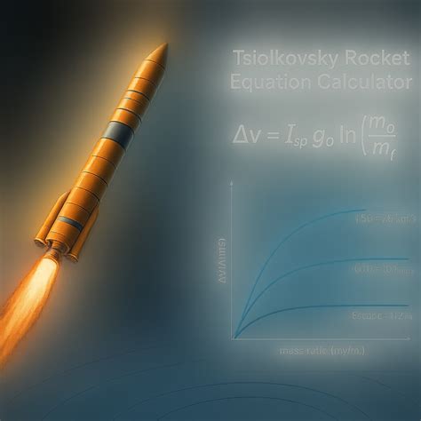 Free Rocket Equation Calculator Interactive Tsiolkovsky Delta V And
