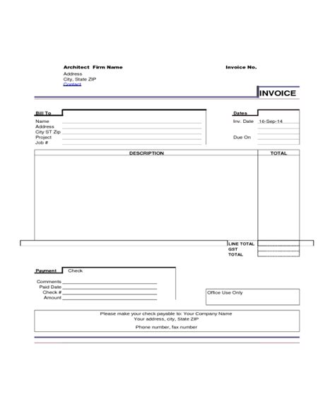 2025 Sample Invoice Template Fillable Printable Pdf And Forms Handypdf