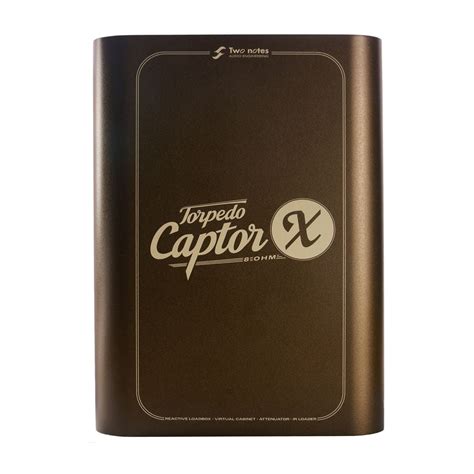 Two Notes Torpedo Captor X Se Reactive Loadbox Di And Attenuator 8 Ohm