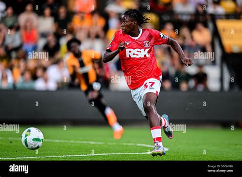 Ibrahim Fullah 37 Charlton Athletic In Action During The Carabao Cup Match Between Cambridge