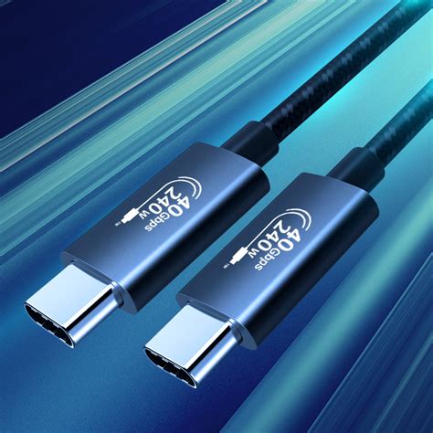 New Arrival W Usb Kabel Compatible Thunderbolt Gbps Data Coaxial Usbc Cable For