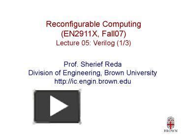 PPT Reconfigurable Computing PowerPoint Presentation Free To View Id Def25 ZDQyY