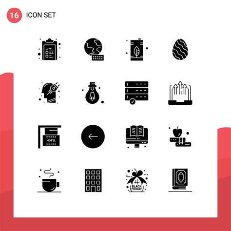 User Interface Pack Of 16 Basic Solid Glyphs Of Human Spring Electric