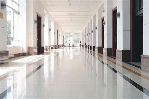Premium Photo Office Building Or University Lobby Hall Blur Background With Blurry School