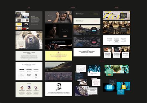 The Grid Website Free PSDs Behance