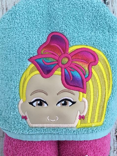 Jojo Hooded Towel Jojo Towel Bath Towel Beach Towel Pool Etsy