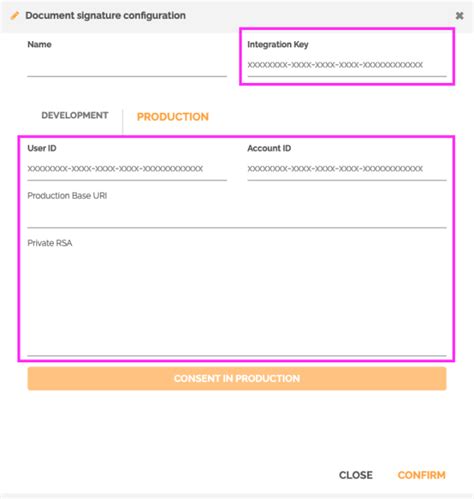 Configure Docusign Integration