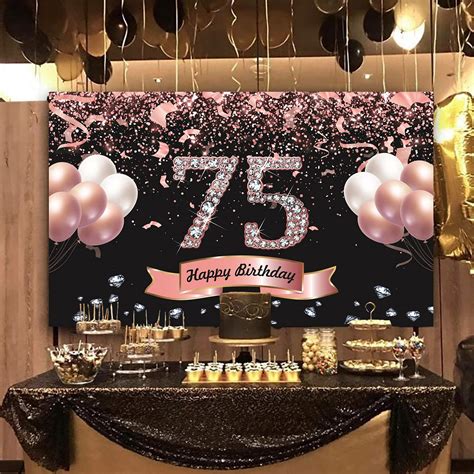 75th Birthday Party Themes For Women 75th Birthday Party Ideas For