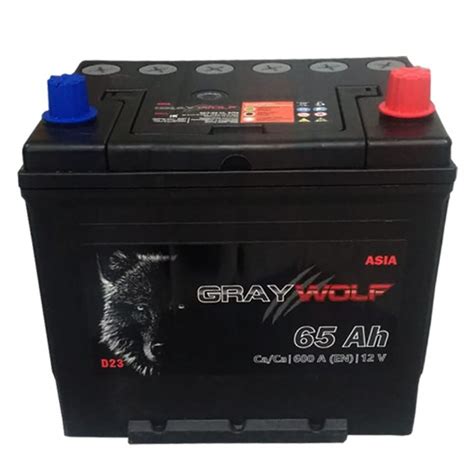 Аккумулятор GRAY Wolf 65Ah 560A -/+ купить в Караганде на 6st.kz