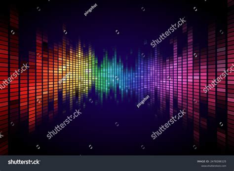 Abstract Digital Eq Equalizer Sound Wave Stock Vector Royalty Free 2478286125 Shutterstock