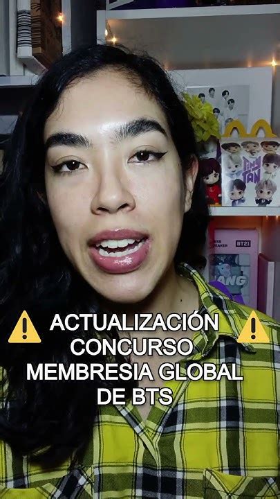 Informacion Concurso Membresia Global De Bts Army Youtube